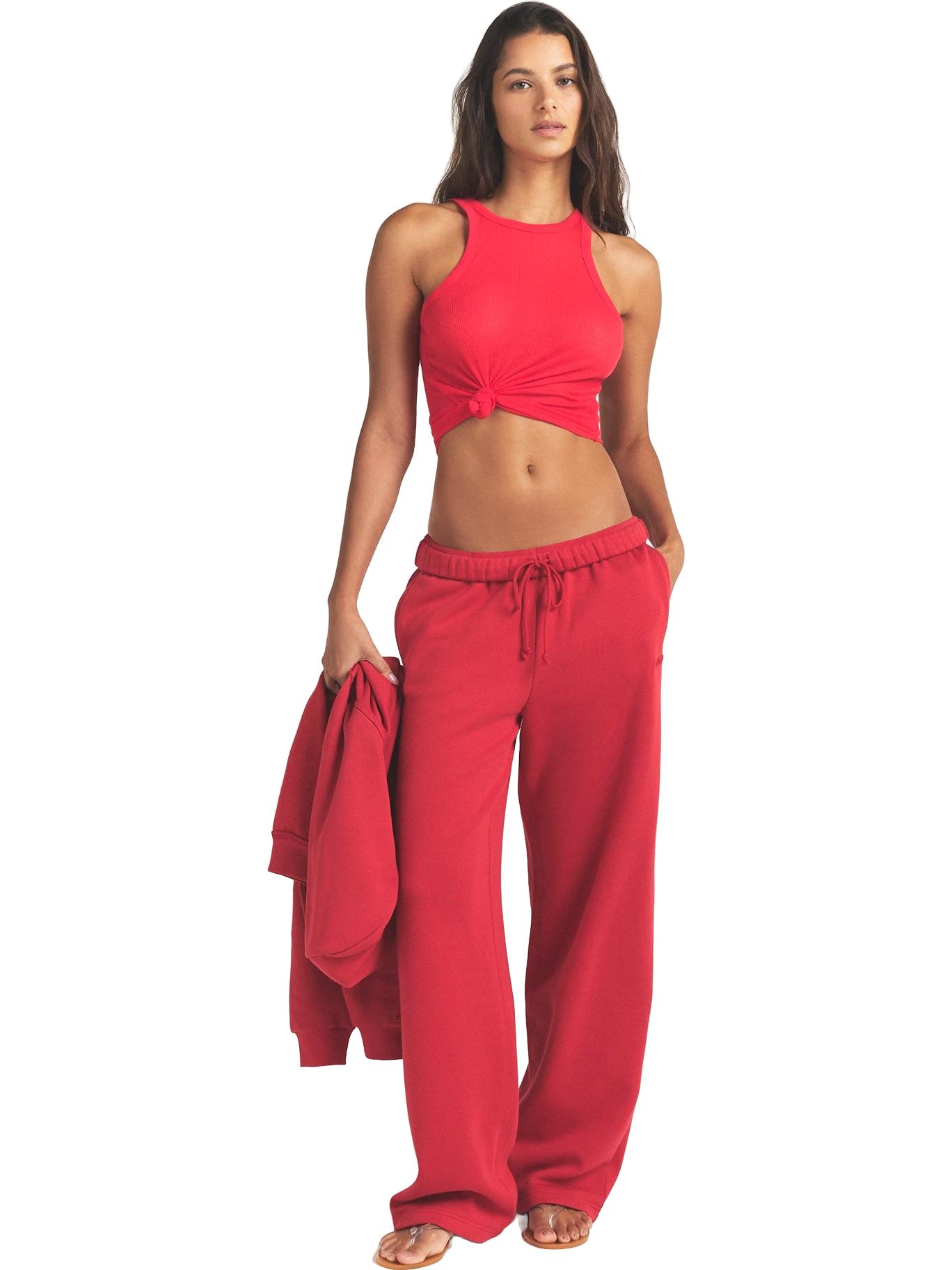 SKIMS SKIMS Cotton Fleece Classic Straight Leg Pants